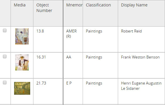 Fine Art Collections · Collections & Disciplines · Gallery Systems