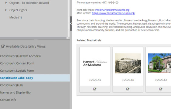 University Museum Collections – Gallery Systems
